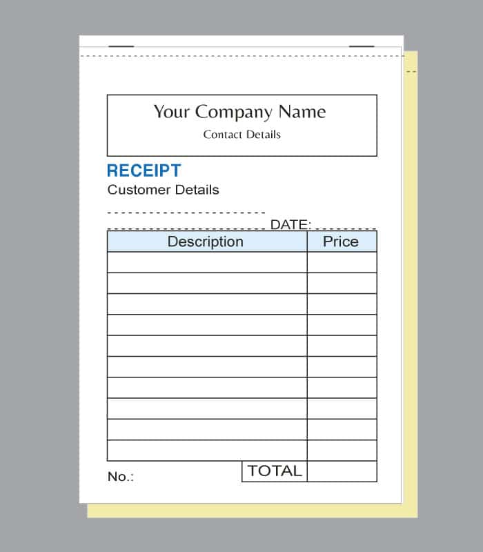 A4 Size NCR Archives - Personalised Invoice and Receipt Books