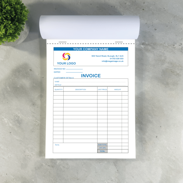 Personalised Invoice Book | Duplicate or Triplicate Books