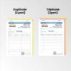 Personalised Invoice Book | Duplicate or Triplicate Books