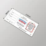 Personalised Raffle Tickets Printing, In Full Colour