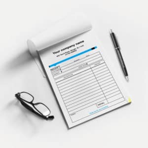 Personalised Receipt Book | NCR Duplicate Receipt Book