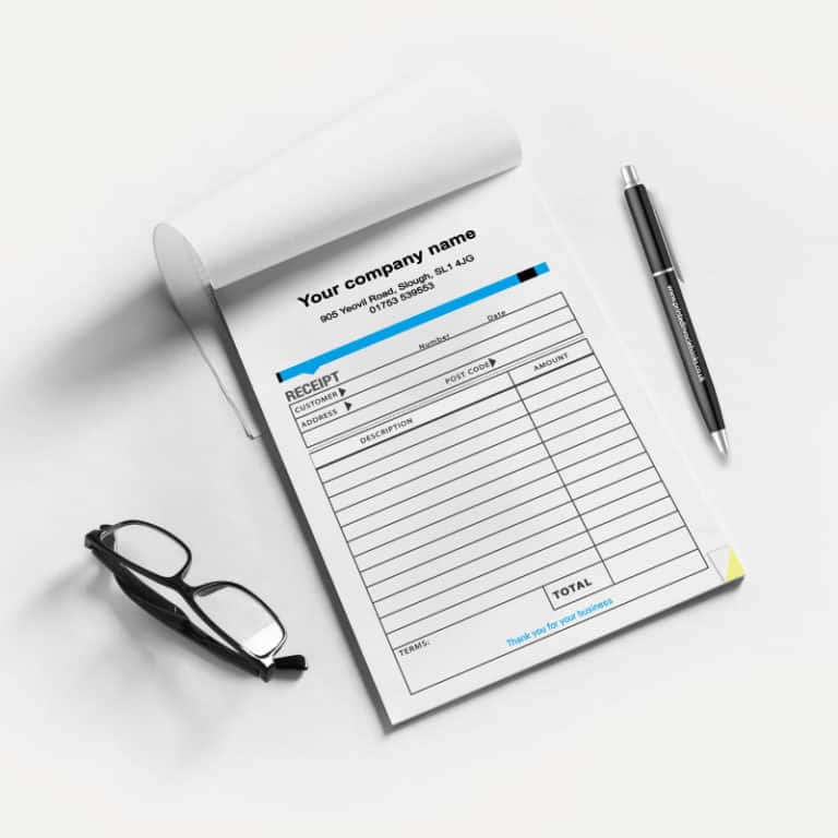 NCR Receipt Books | Printedinvoicebooks.co.uk